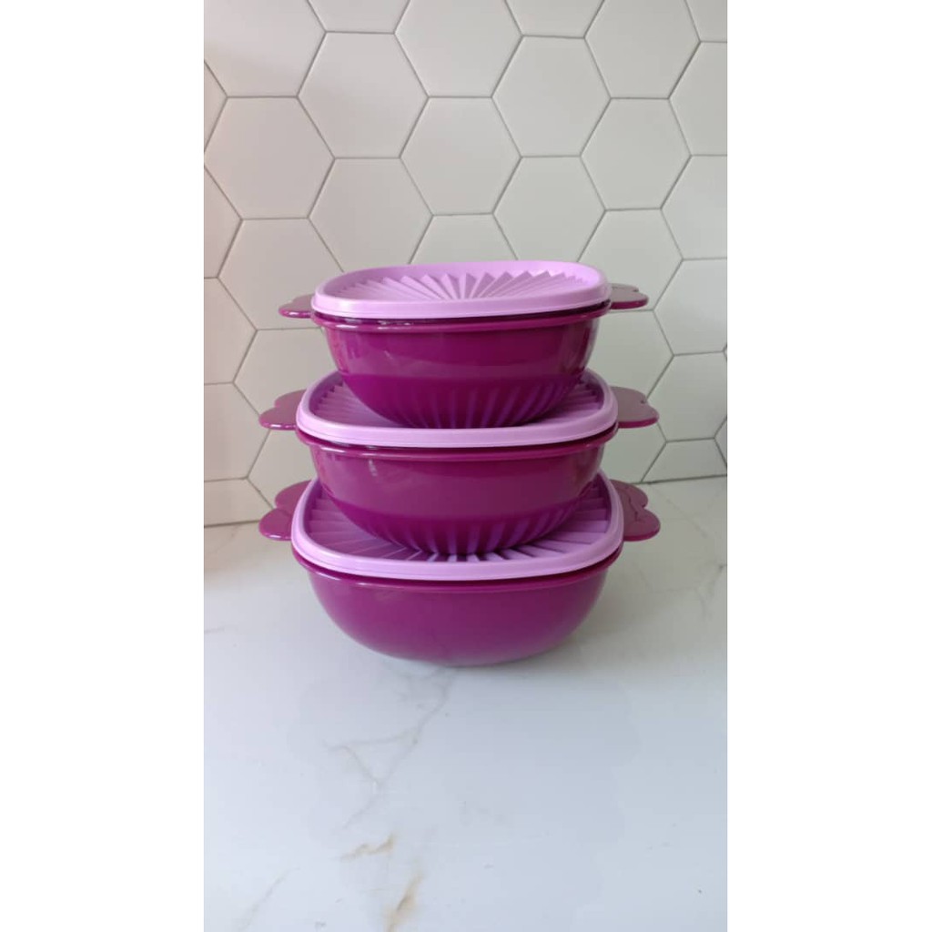 TUPPERWARE SERVELIER BOWL SET | Shopee Malaysia