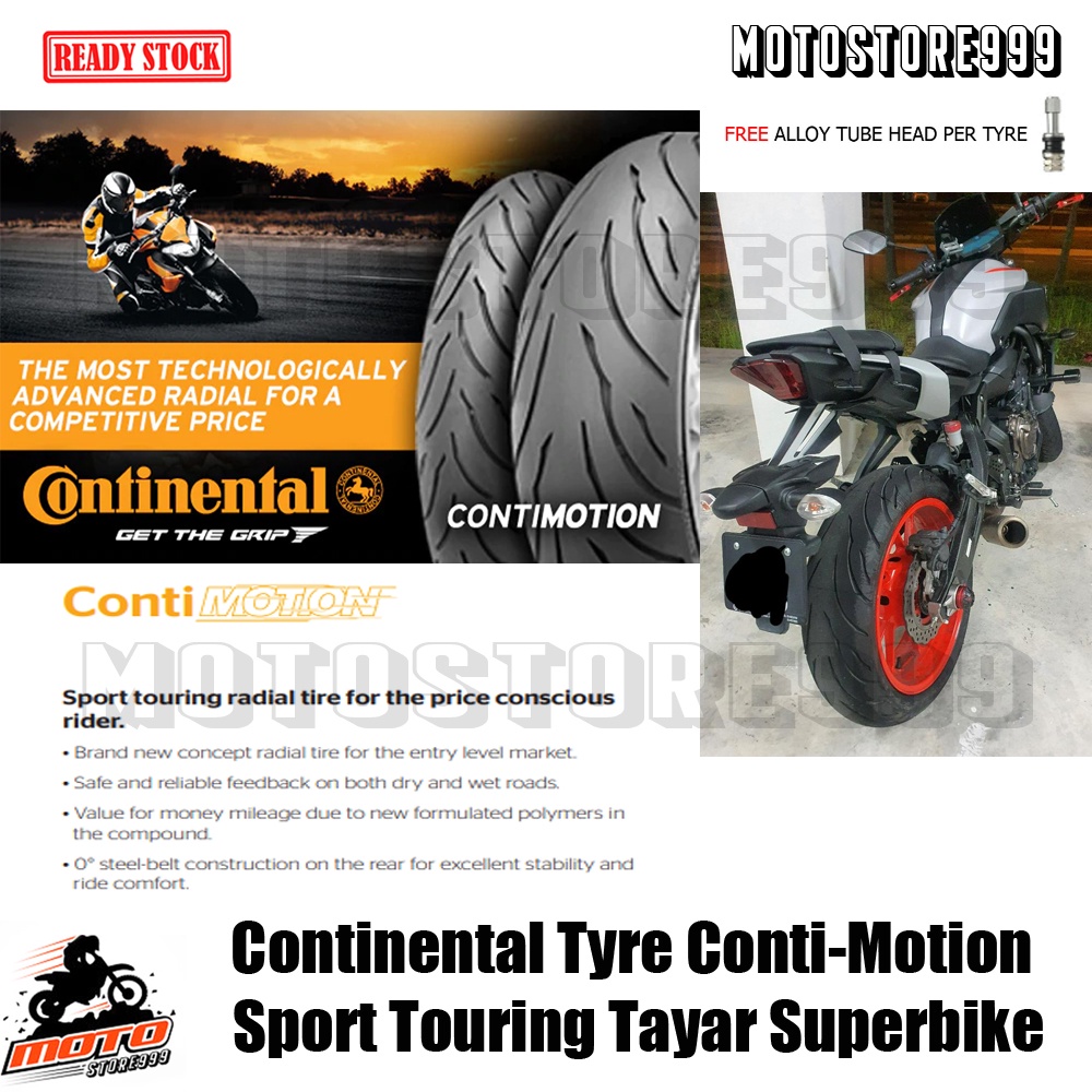 Continental Tyre Conti-Motion Sport Touring Tayar Superbike READY STOCK ...
