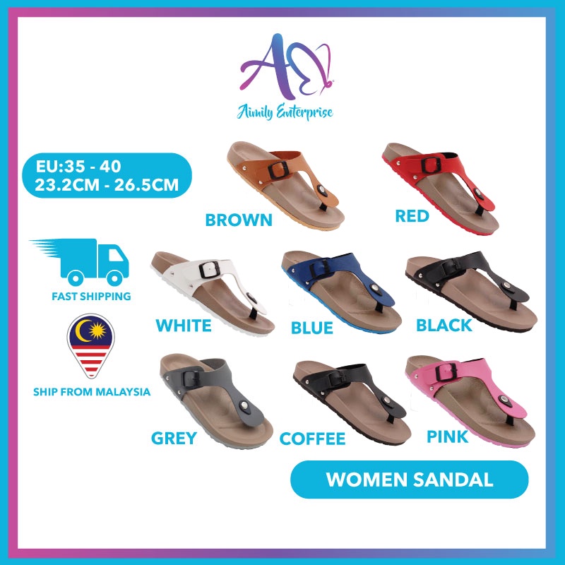 AIMILY Women Flip Flops Sandals Perempuan Ladies Slipper Women 拖鞋女 ...