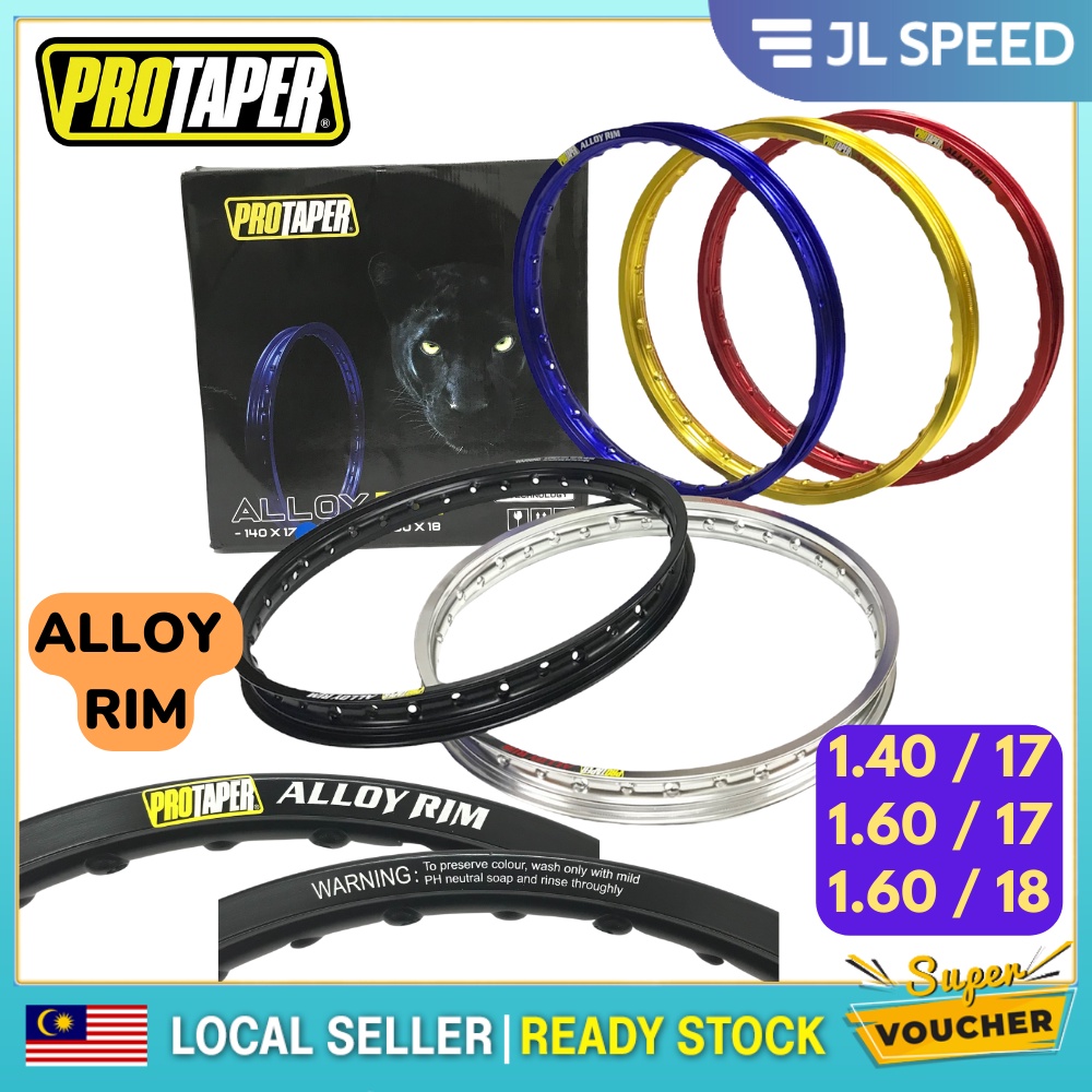(HARGA 1 PC) PROTAPER RIM ALLOY ALOI ALOY 1.40x17 / 1.60x17 / 1.60x18 ...