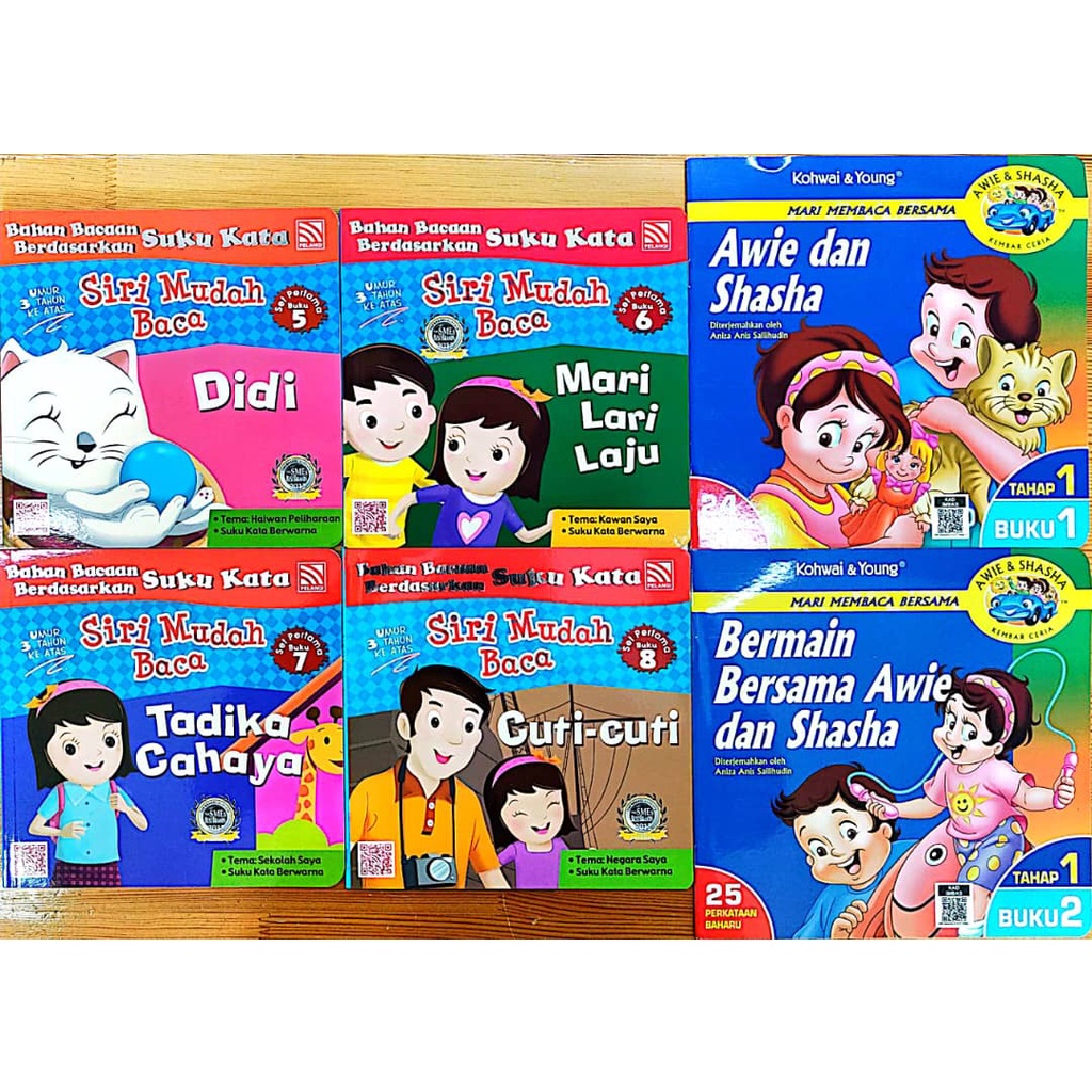 Buku Cerita Set Siri Mudah Baca Bacaan Berdasarkan Suku Kata 3 Tahun Ke Atas Murah