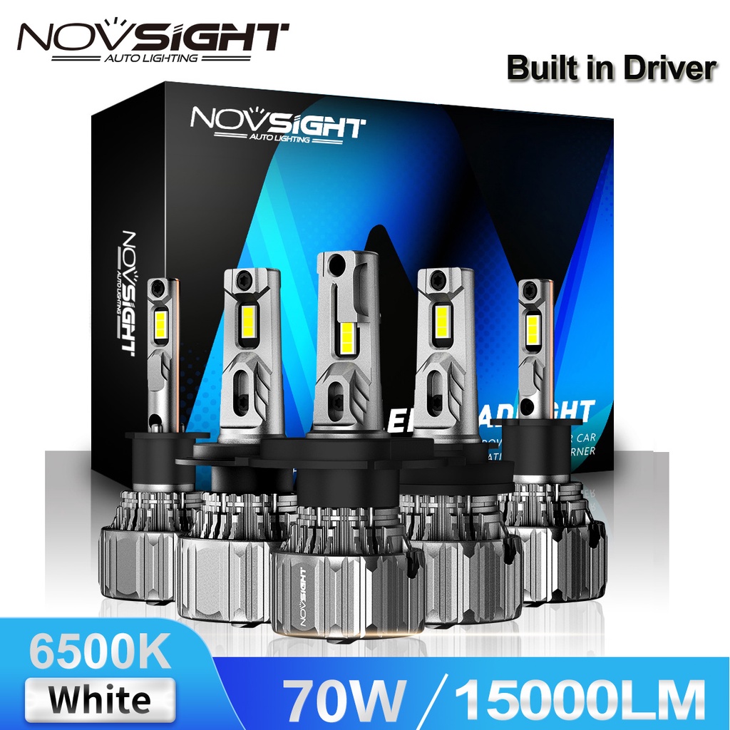 Novsight Mini N50 9005 9006 9012 H11 H7 H4 Car LED Headlight Car Light ...