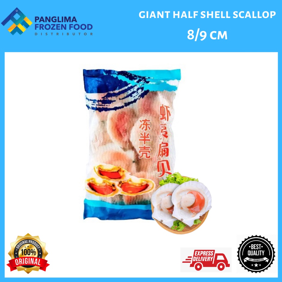 GIANT HALF SHELL SCALLOP 8/9CM [KLANG VALLEY ONLY] | Shopee Malaysia