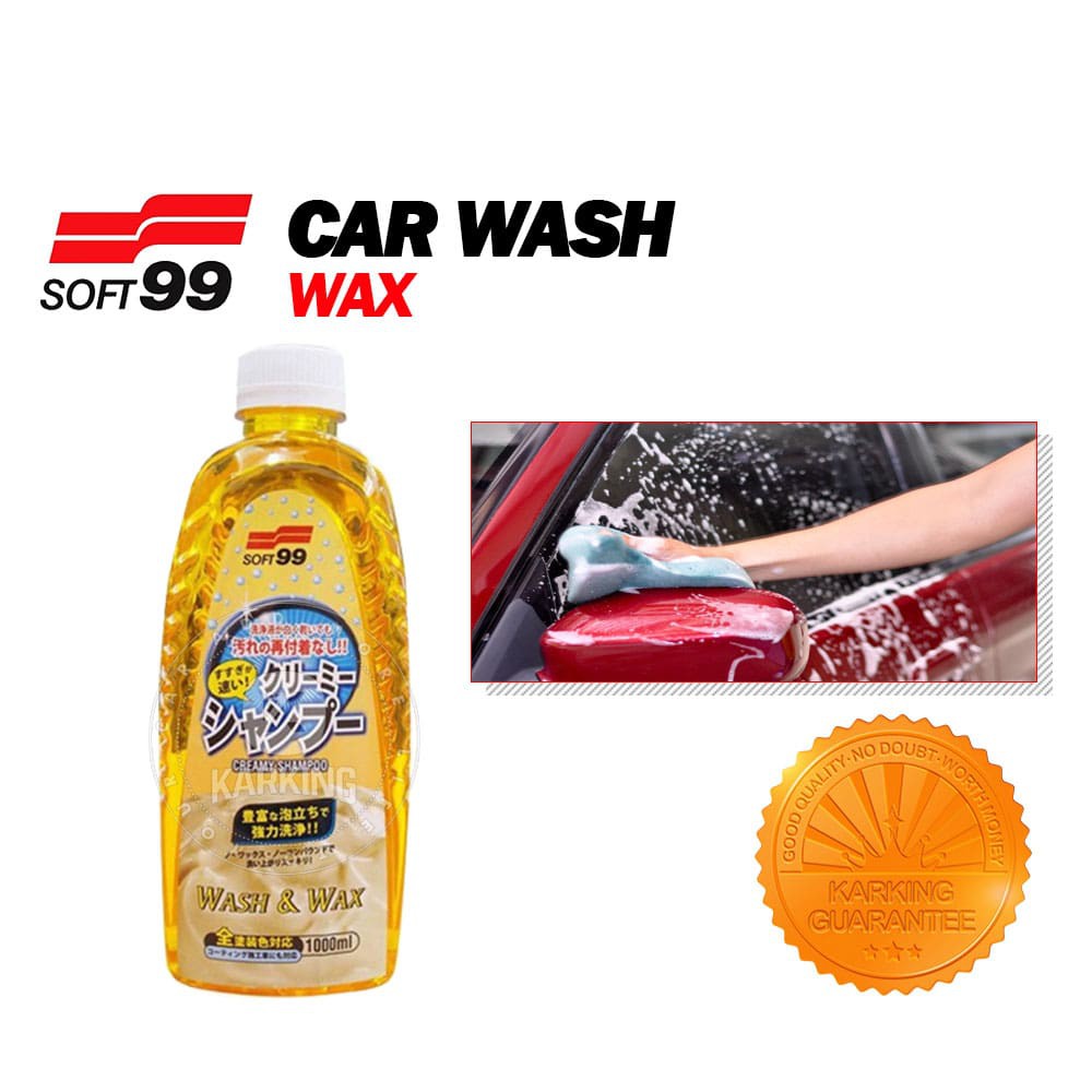 Soft99 Car Wash & Wax Shampoo ( 1 Liter ) | Shopee Malaysia