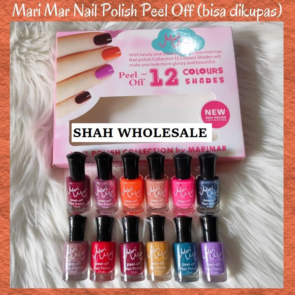 MARIMAR NAIL POLISH PEEL OFF - KUTEX PEEL OFF BY MARIMAR BPOM ORIGINAL ...