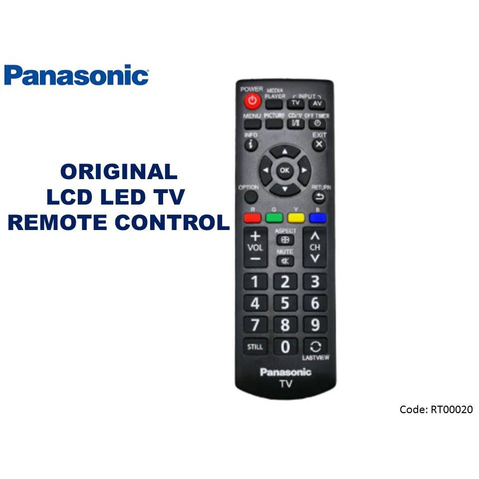 ORIGINAL PANASONIC TV LED LCD REMOTE CONTROL | Shopee Malaysia