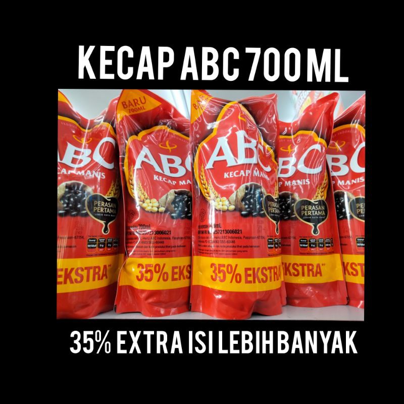 Abc Soy Sauce 700 ml Extra 35 % Contains more | Shopee Malaysia