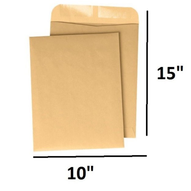 10" x 15" Brown Envelope / Sampul Surat Coklat 10 x 15 Inch | Shopee ...