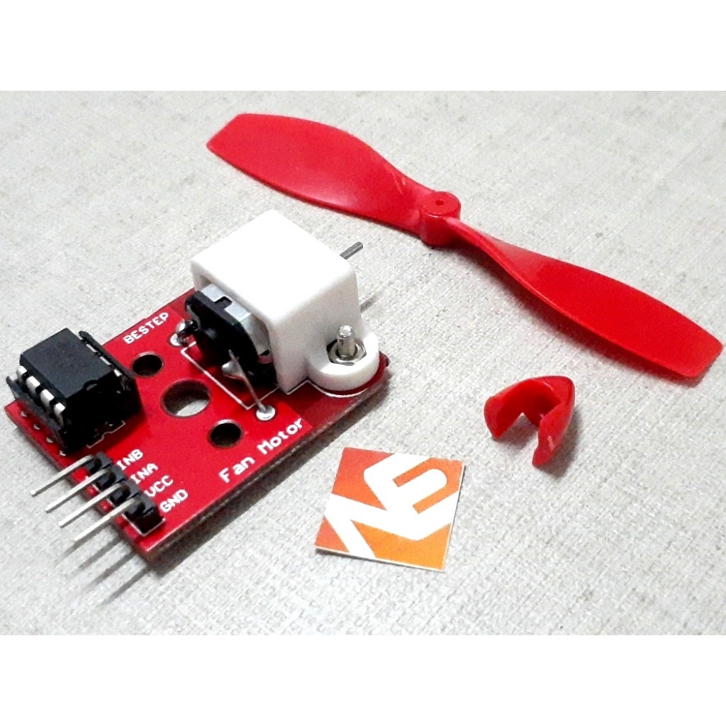 DC Motor Module L9110 Fan with Propeller for Arduino Fire Fighting ...