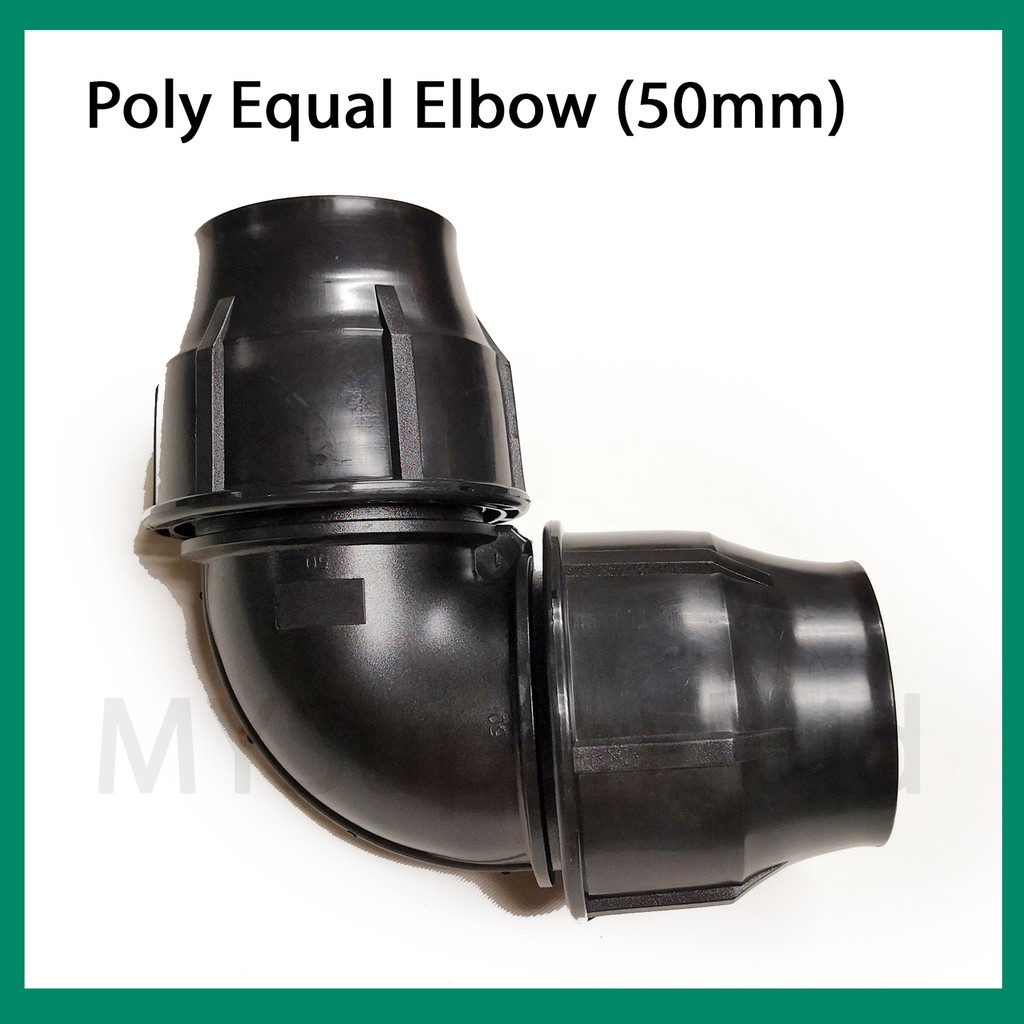 HDPE FITTINGS POLY EQUAL BEND ELBOW (50mm) | Shopee Malaysia