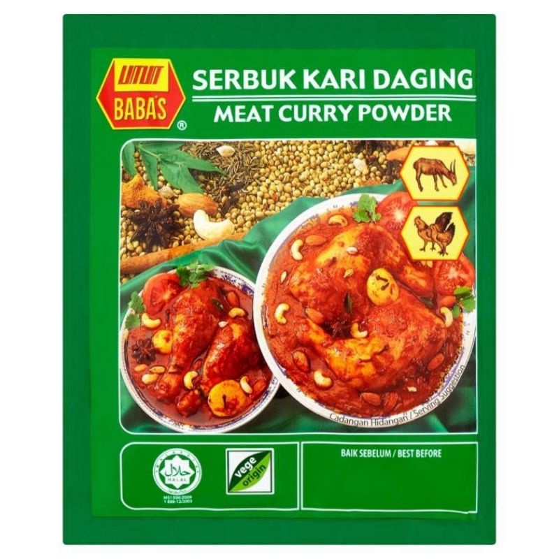 Baba's Meat Curry Powder (25g/ 250g) | Shopee Malaysia