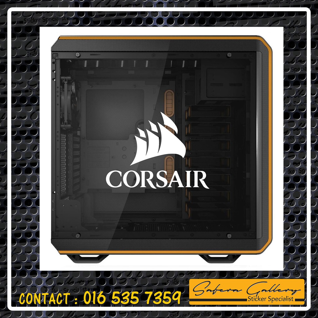 NEW STICKER PC CORSAIR LOGO CUSTOMIZE CASE DESKTOP PC DECAL | Shopee ...