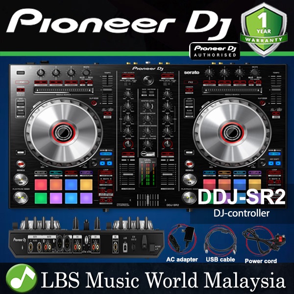Pioneer DJ DDJ-SR2 2 Deck Serato DJ Pro Controller (DDJSR2 DDJ SR2 ...