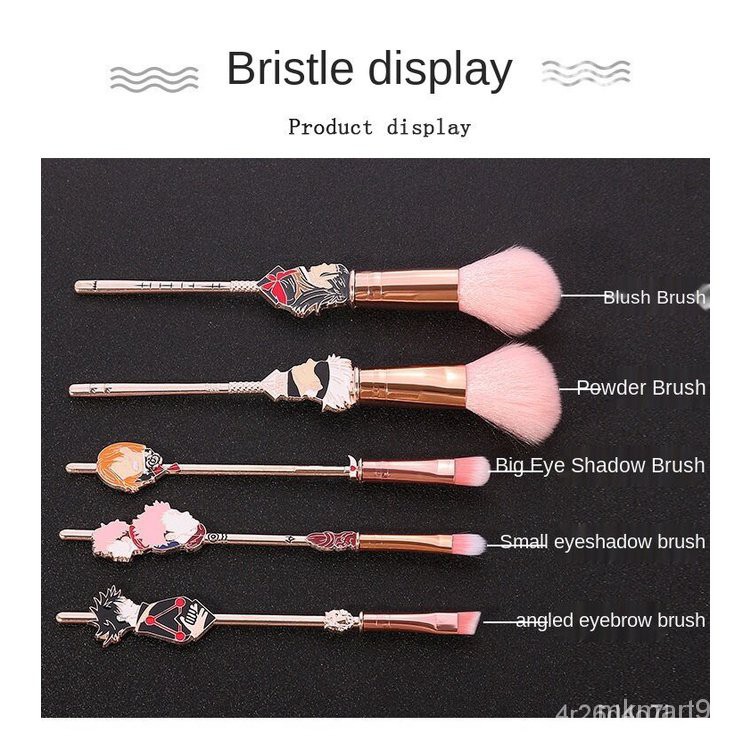 5pcs/set Jujutsu Kaisen Makeup Brush Anime Makeup Brush Megumi/Itadori ...