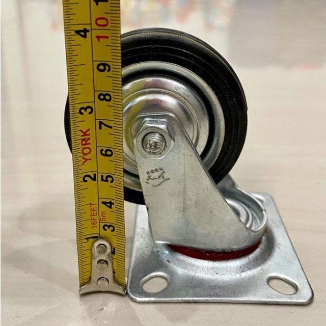 HITAM 3"hh 3" inch live swivel black rubber wheels 3" inch live swivel ...