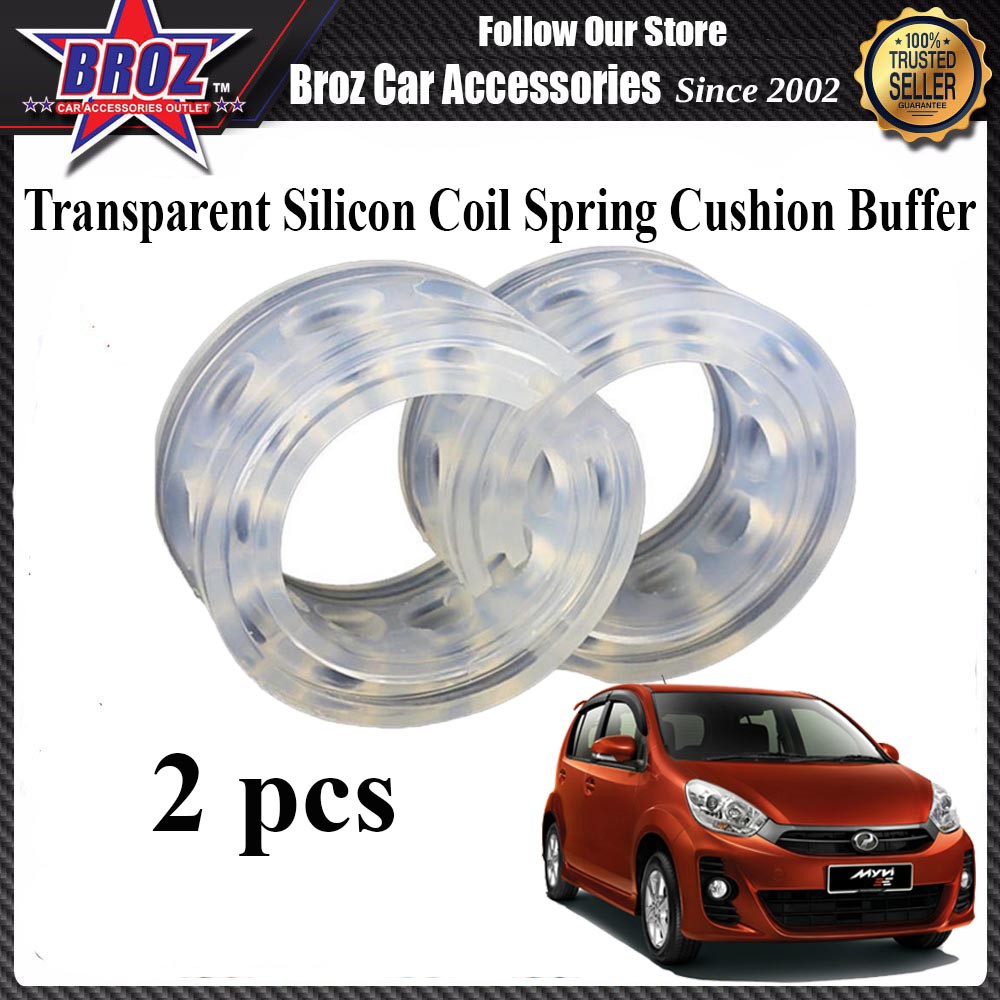 PERODUA MYVI High Quality Transparent Silicon Coil Spring Cushion ...