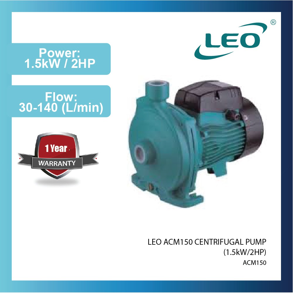LEO ACM150 CENTRIFUGAL PUMP (1.5kW/2HP) | Shopee Malaysia