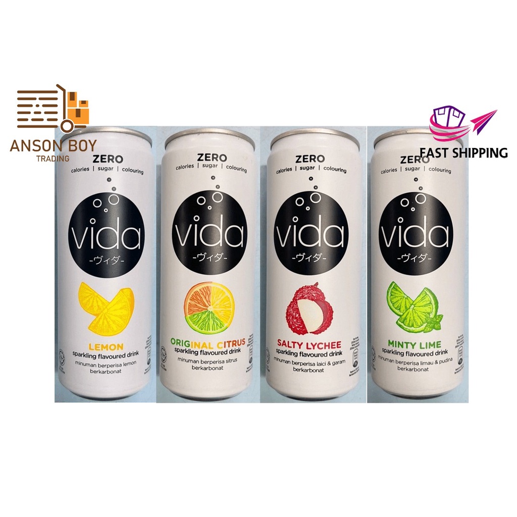 [READY STOCK] Clearance Stock VIDA SPARKLING FLAVOURED DRINK 325ml ...