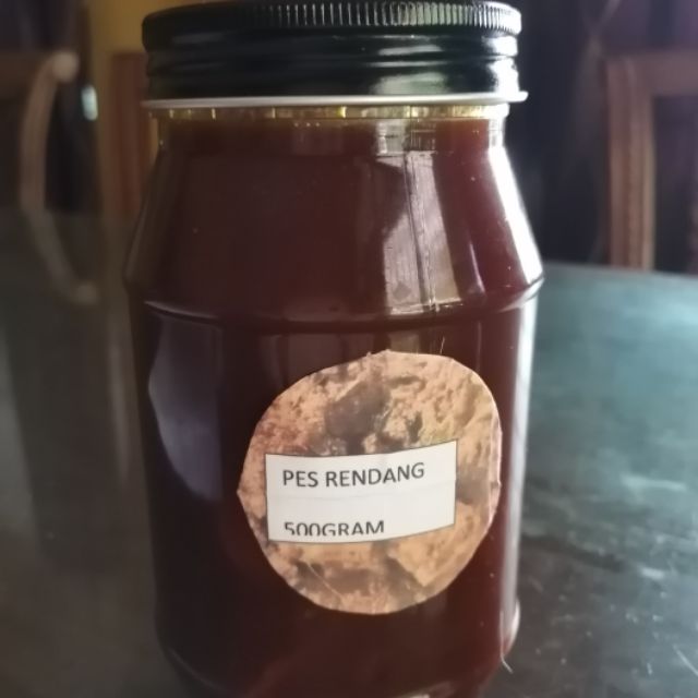 500gram PES REMPAH RENDANG UNTUK DAGING/AYAM/ITIK HOME MADE DALAM BOTOL ...