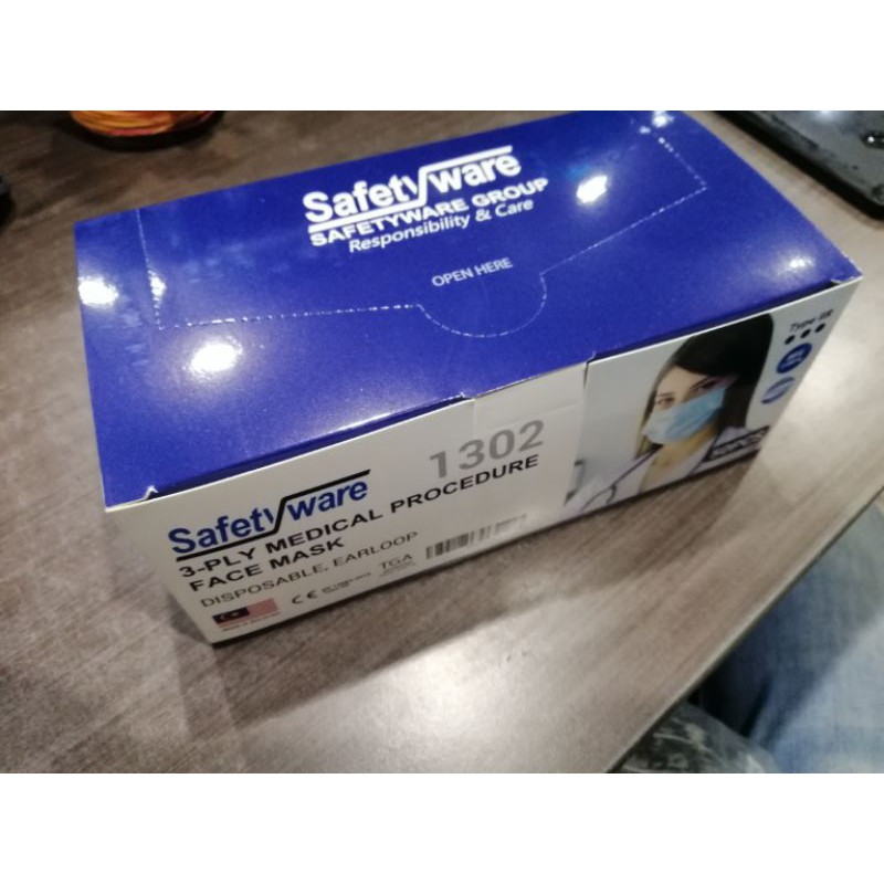 SAFETYWARE MASK 医用口罩 | Shopee Malaysia