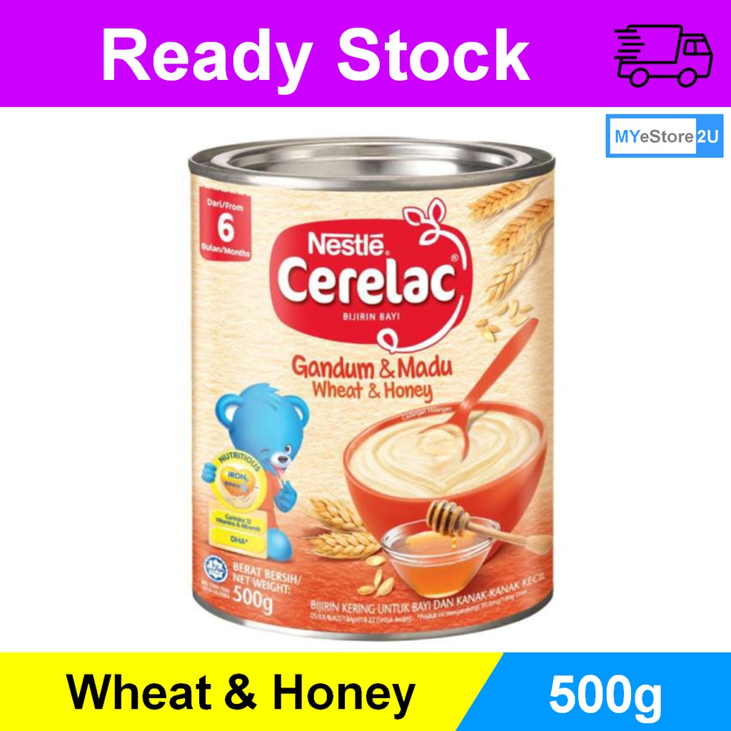 Nestle Cerelac Infant Cereals 500g (Wheat & Honey, Gandum & Madu) | Shopee Malaysia