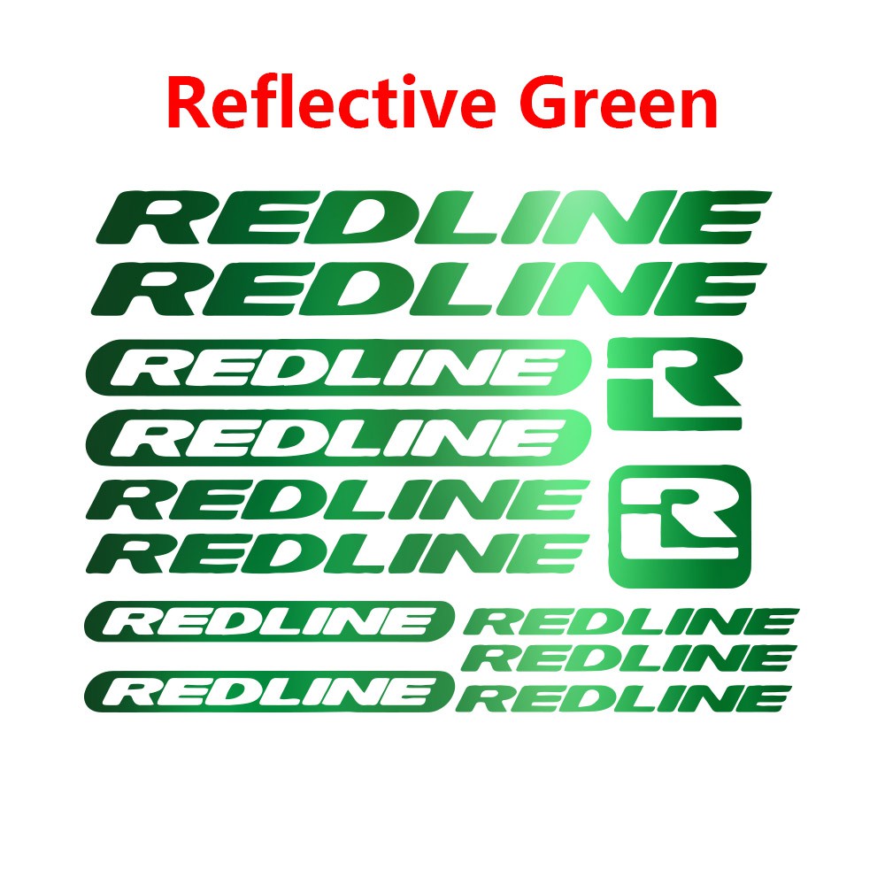 Modern Redline Bicycle Frame Vinyl Stickers Mountain Bike Decal MTB DH ...