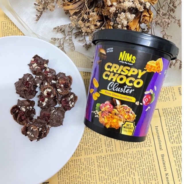 READY STOCK! NIMS CRISPY CHOCO CLUSTER | Shopee Malaysia