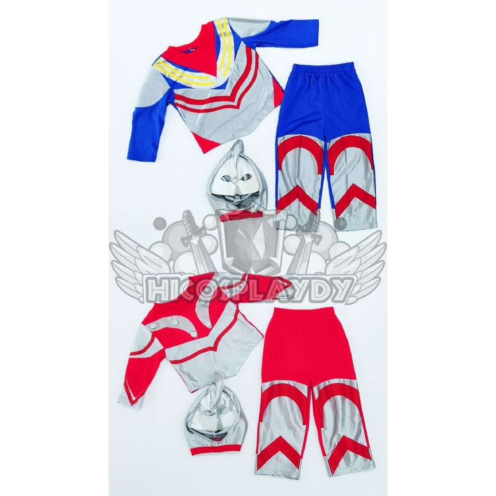 hiCosplaydy Kids Ultraman Cartoon Set Cosplay Costume | Shopee Malaysia