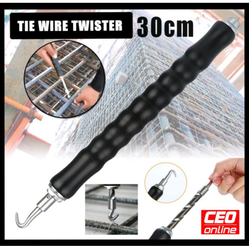 CEO 🇲🇾 Tie Wire Twister 12" 30cm Ikat Dawai Semi Automatic Rebar Hook ...