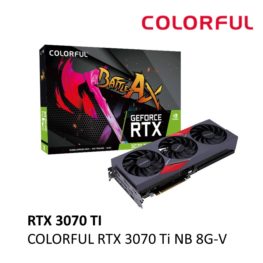 COLORFUL GEFORCE RTX 3070 Ti NB 8G-V (LHR) GRAPHIC CARD | Shopee Malaysia