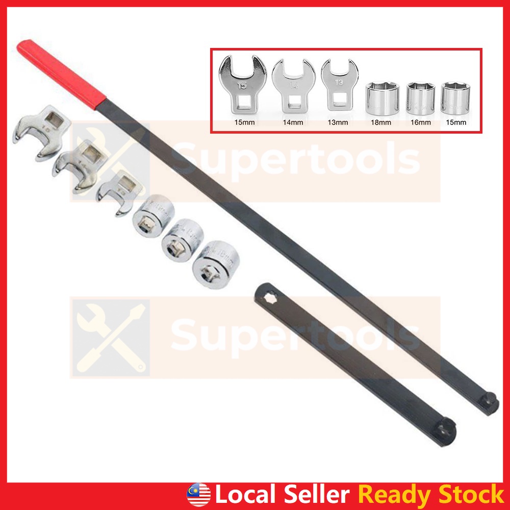 8pcs 16pcs Ratcheting Wrench Serpentine Tension Belt Tensioner Tool Kit ...