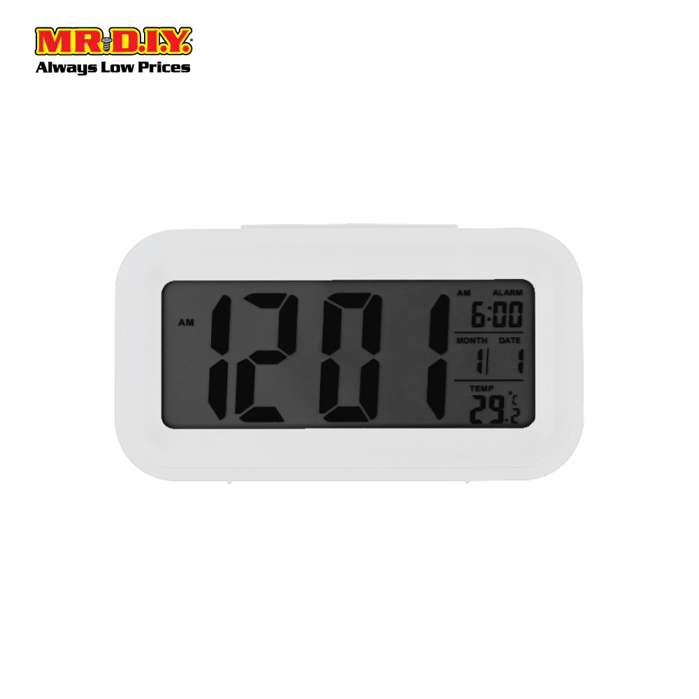 (MR.DIY) LCD Digital Alarm Clock (14cm x 8cm) | Shopee Malaysia