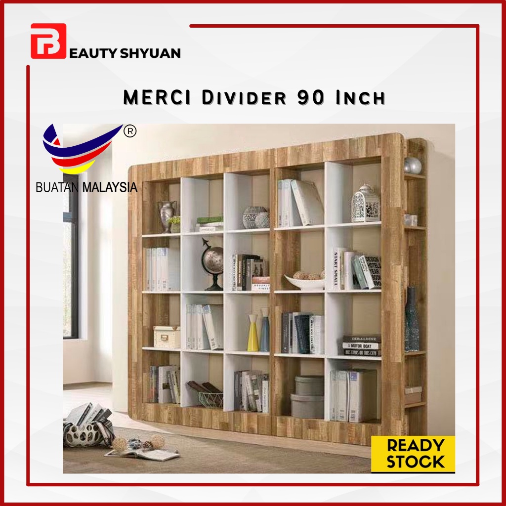 MERCI 90 Inch Partition Divider Partition Book Rack Book Shelf Rack ...