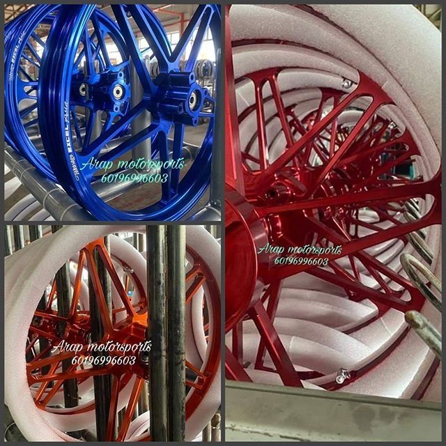 Y125z y15 LC135 5s TAKASAGO EXCEL FORGED RIM 100% GENUINE BY TAKASAGO ...