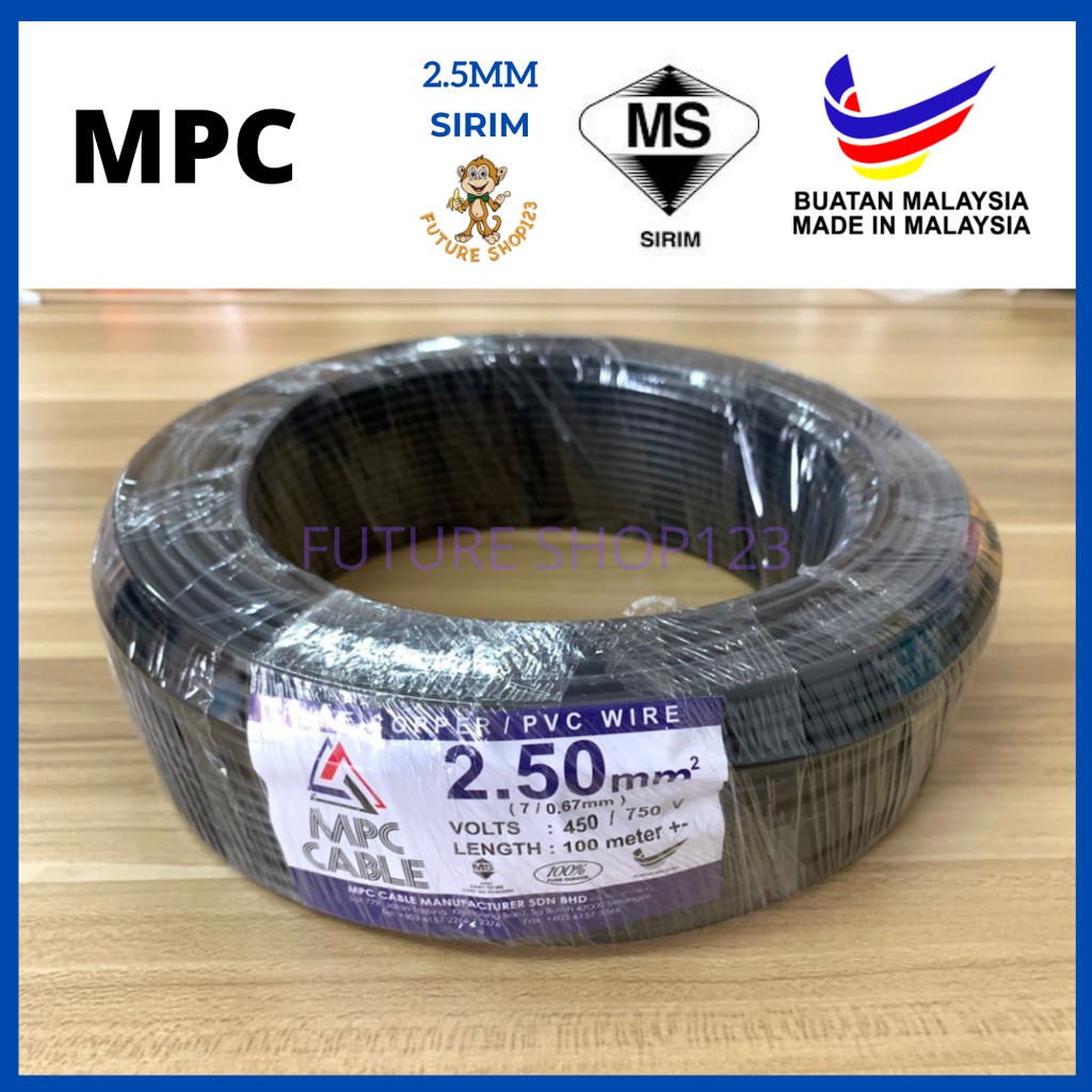 [SIRIM]MPC PVC Cable/Wayar/PVC Cable PVC Auto Control Wiring Cable ...