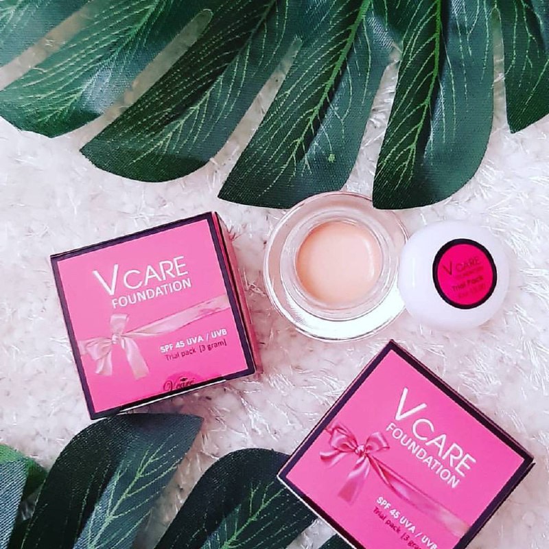 VCARE BEAUTY FOUNDATION TRIAL PACK 3GRAM LIGHT/NATURAL | Shopee Malaysia
