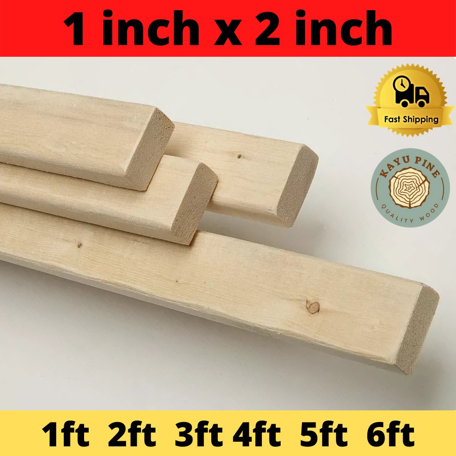 🌲Kayu 1x2🌲 Wood 1x2 | Kayu Beluti | Kayu Tiang | Kayu Pine 1x2 | Pine ...