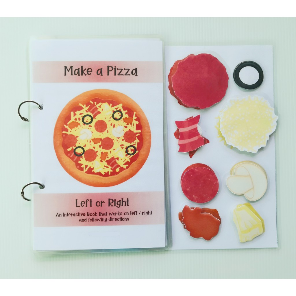 Make a Pizza-Quiet Book Busy Book Montessori Ready Stock | Shopee Malaysia