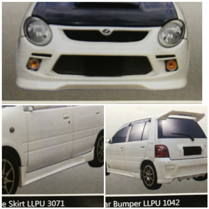 Kancil '03-08 G-Concept (PU1043, PU3071, PU1042) PU Body Kit Without ...