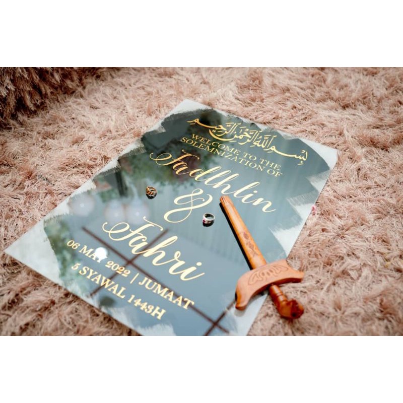 Wedding welcome board sticker / event welcome board sticker | Shopee ...