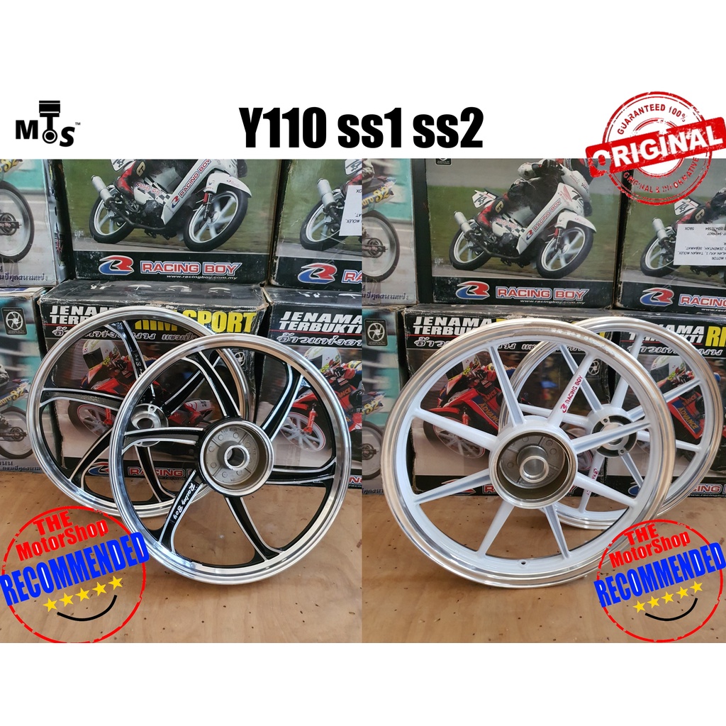 🔥Y110 Racing Boy 💯(Original) Sport Rim SS110 ss1 ss2 Classic 6 Batang ...
