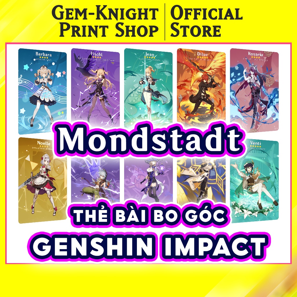 [CARD] Cornered Character CARD Genshin Impact Mondstadt - Character ...