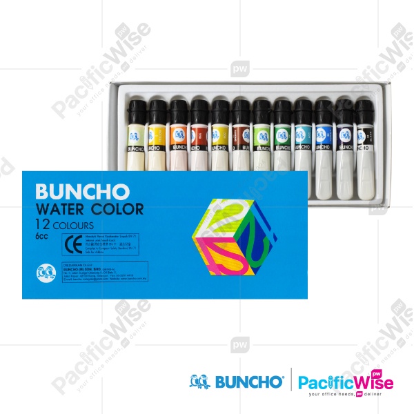 Water Colour 6CC/Buncho/Warna Air/Colouring/Poster Colour/Colouring ...