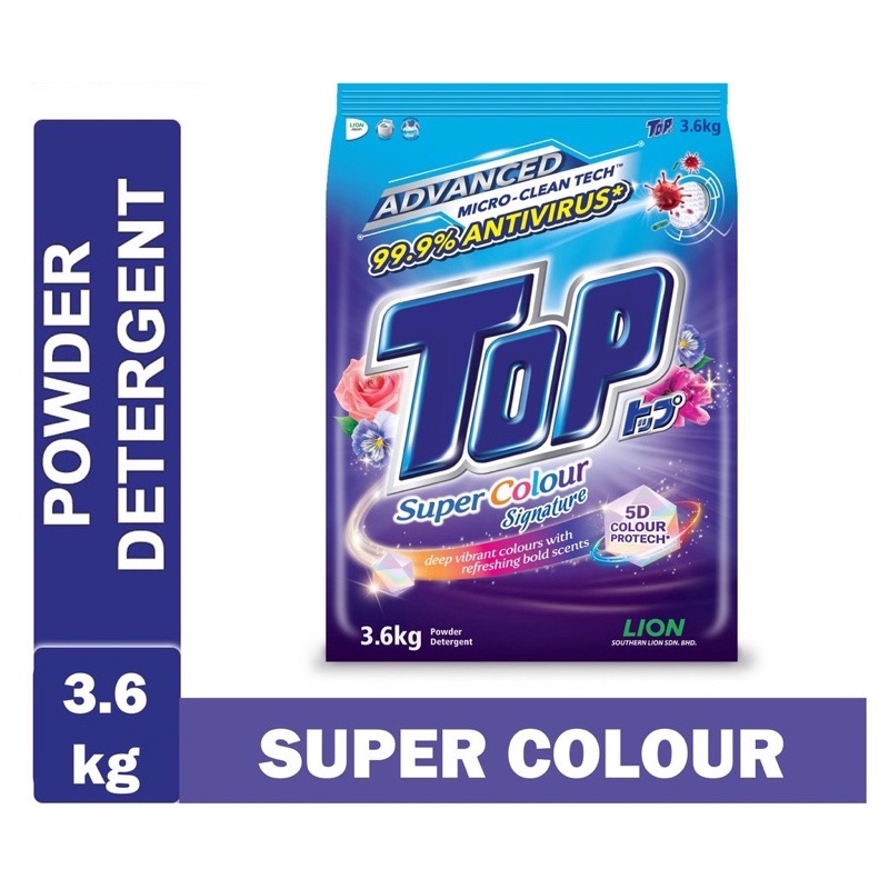Top Genuine Super Colour Laundry Powder 3.6kg | Shopee Malaysia