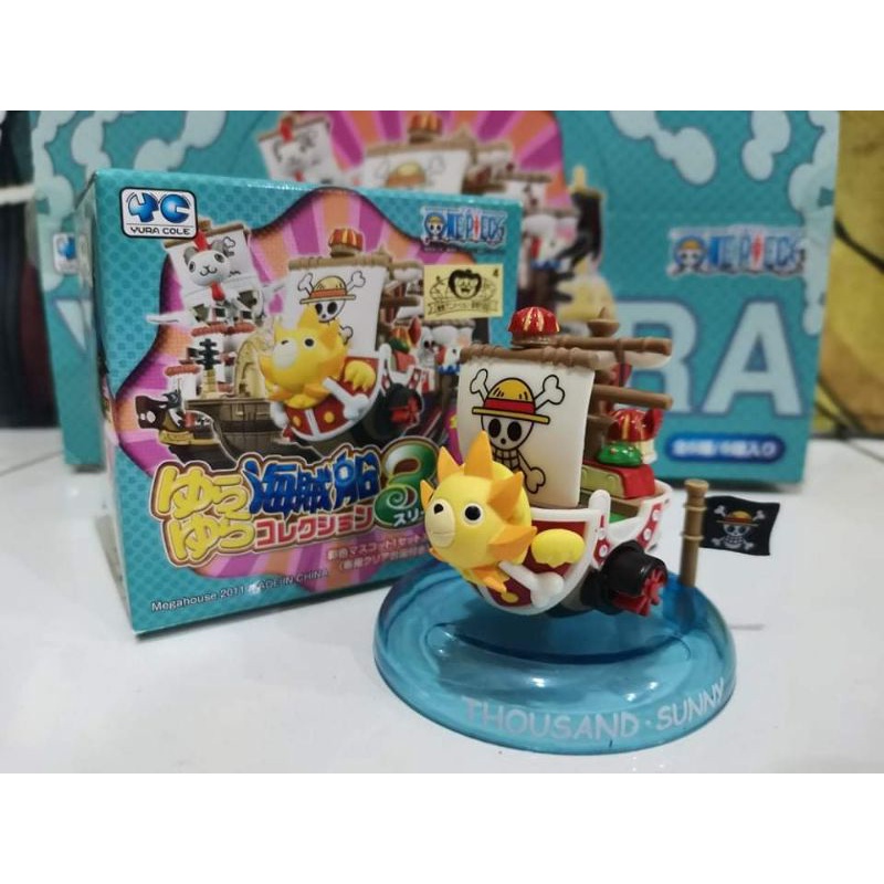 One Piece Ship Wcf Size Original Gold Sticker | Shopee Malaysia