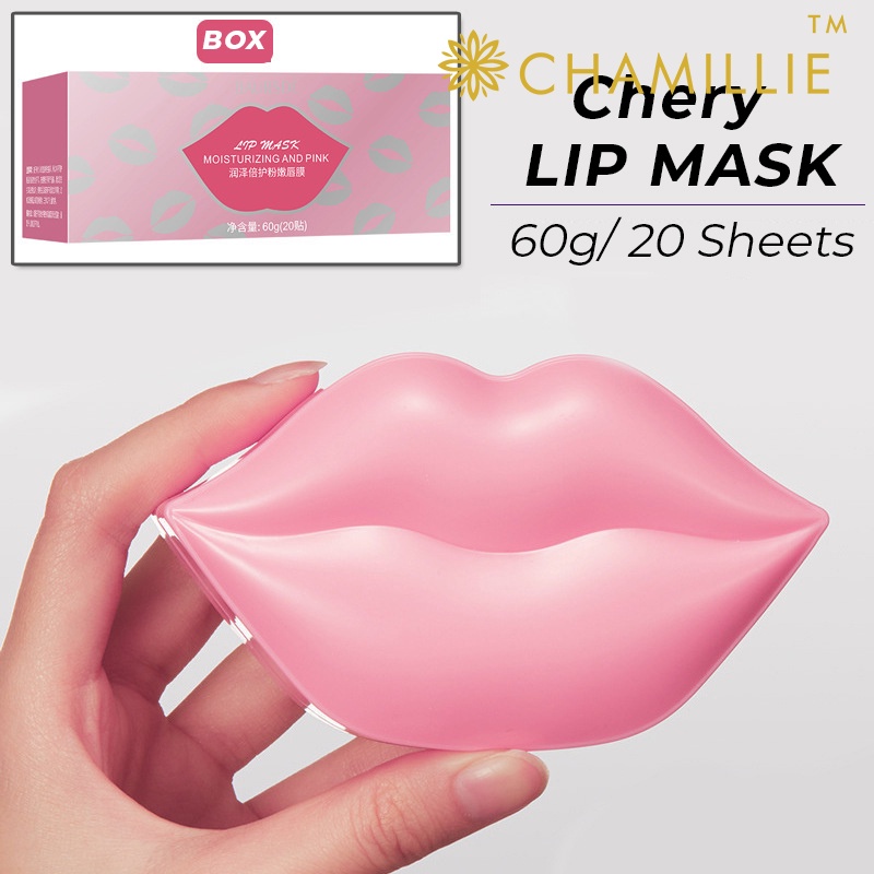 Ready Stock 🇲🇾 👑 【20 Pcs/ BOX】 Cherry Hydrating Moisturizing Lip Mask ...