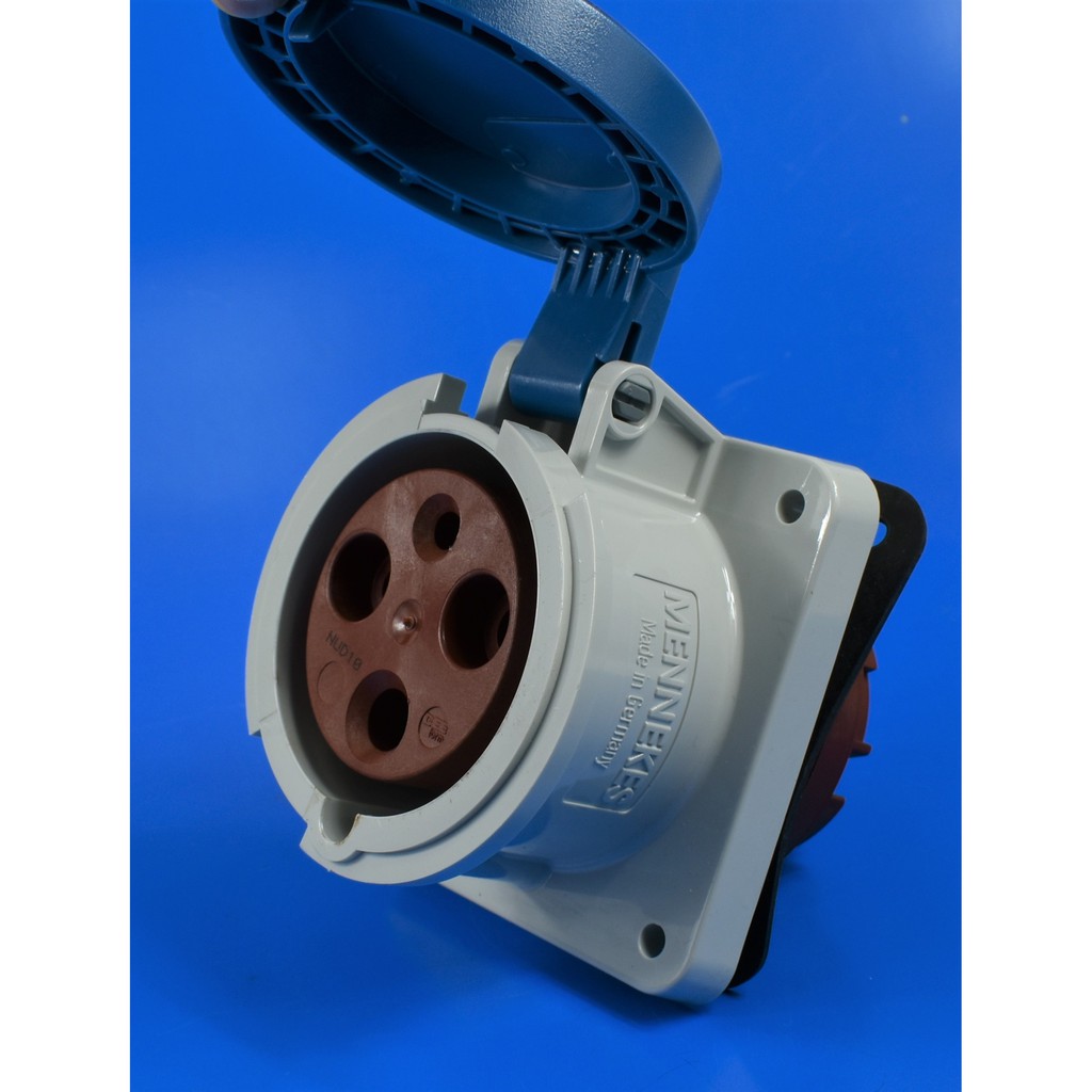 (AMPMECH) MENNEKES RECEPTACLE 1247/ 1248/ 1252/ 1261; PANEL MT, 63A-4P ...