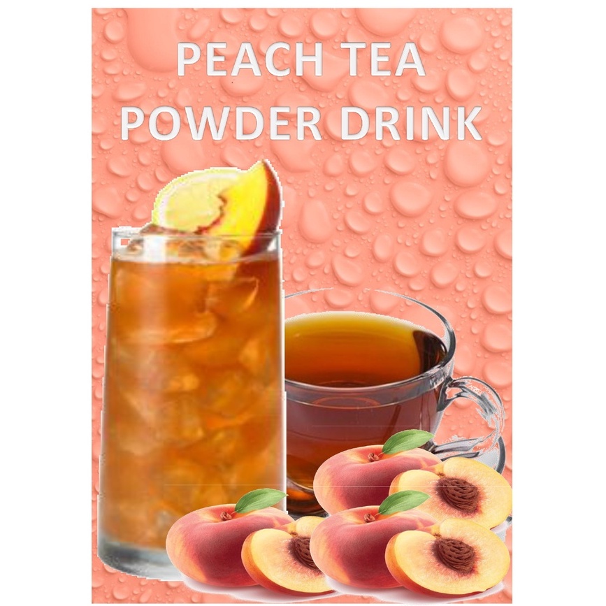 Peach TEA Drink Fruit Flavor TEA Drink Powder 1kg | Shopee Malaysia