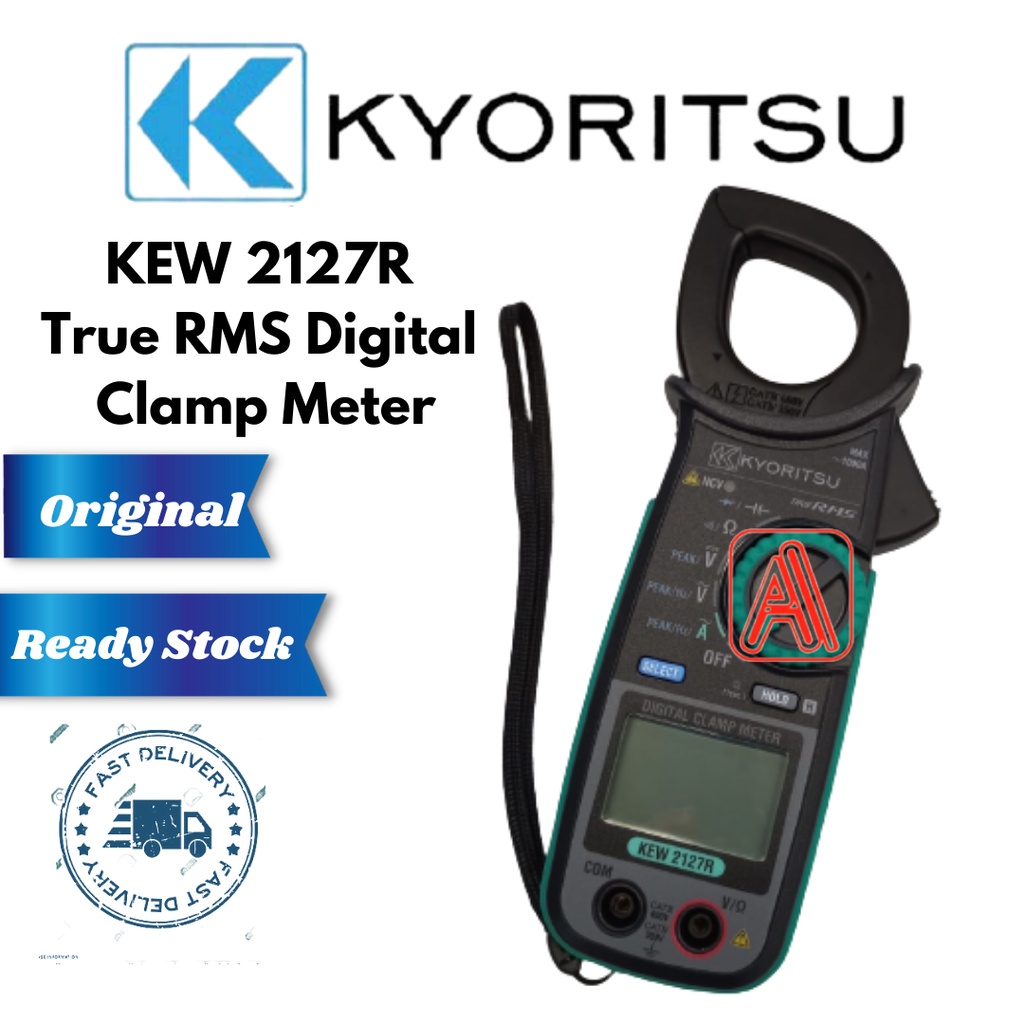 Kyoritsu KEW 2127R 1000A AC Capacitor check up to 100uF True RMS ...