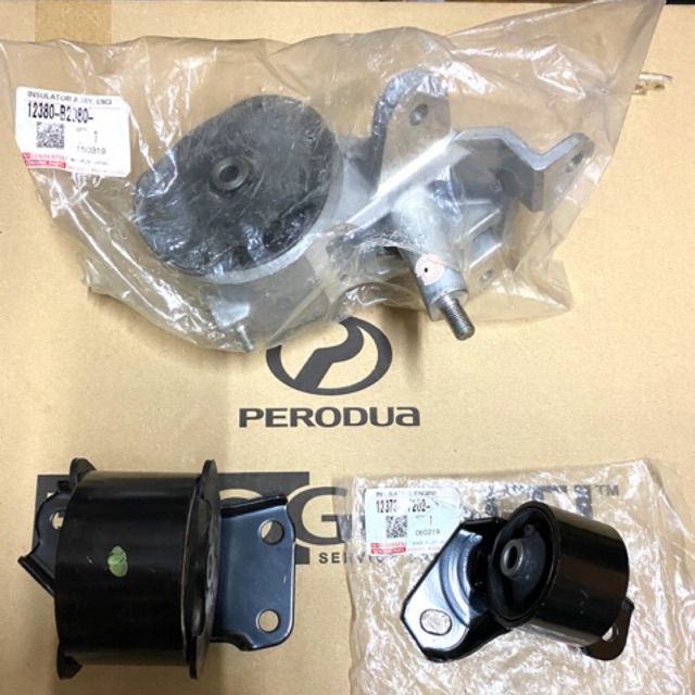 100% ORIGINAL ️ ️ ️ PERODUA KENARI KELISA ENGINE MOUNTING SET (3PCS ...